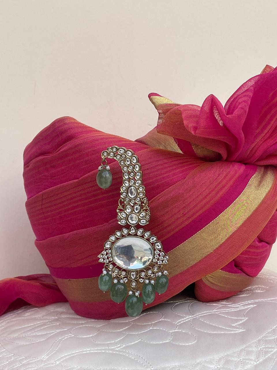Zorawar Polki Regal Kalgi – AVSAJEWELS